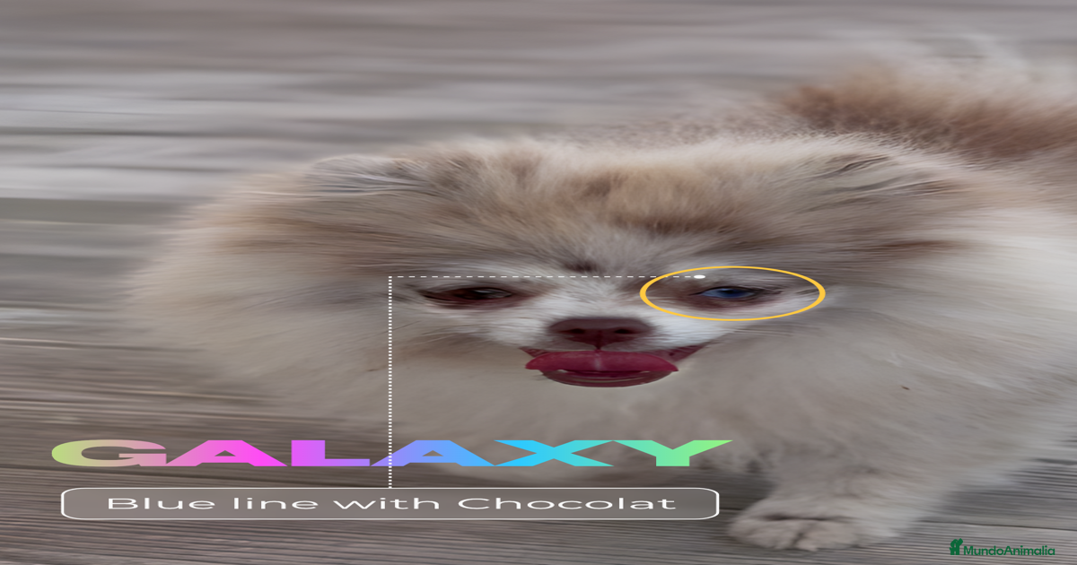 GALAXY EXCLUSIVA POMERANIA MERLE CON OJO AZUL en venta en Madrid ...